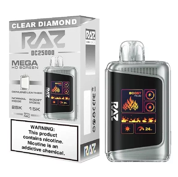 RAZ Vape DC25000 Clear Diamond's Premium Performance